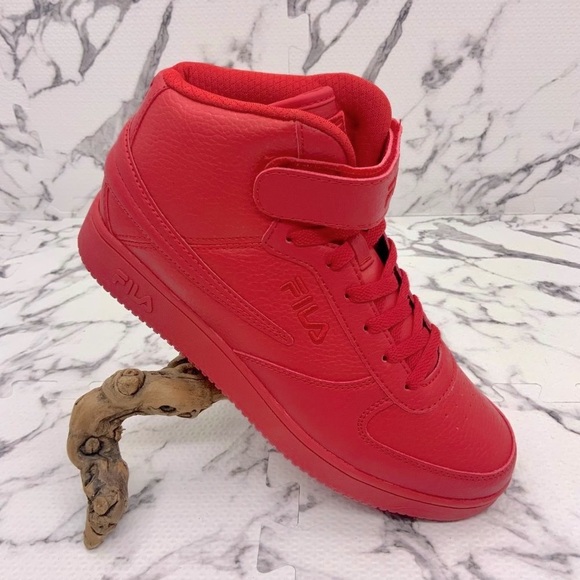Fila | Shoes | Mens Fila Ahigh Red Sneakers | Poshmark